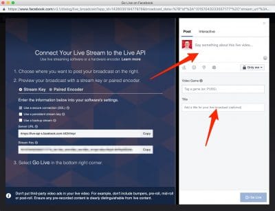 Facebook Live: How to Broadcast from your Computer