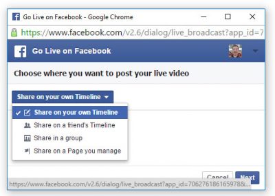 Facebook Live: How to Broadcast from your Computer
