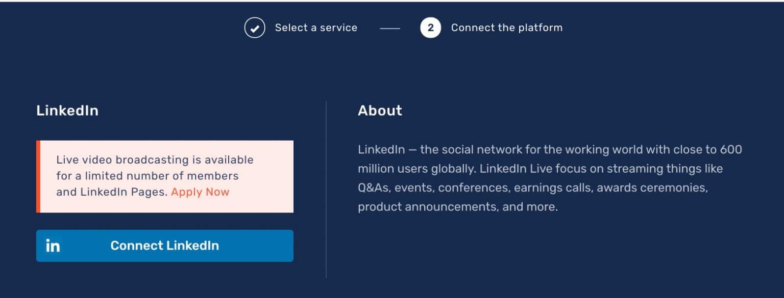 How to Broadcast to LinkedIn Live